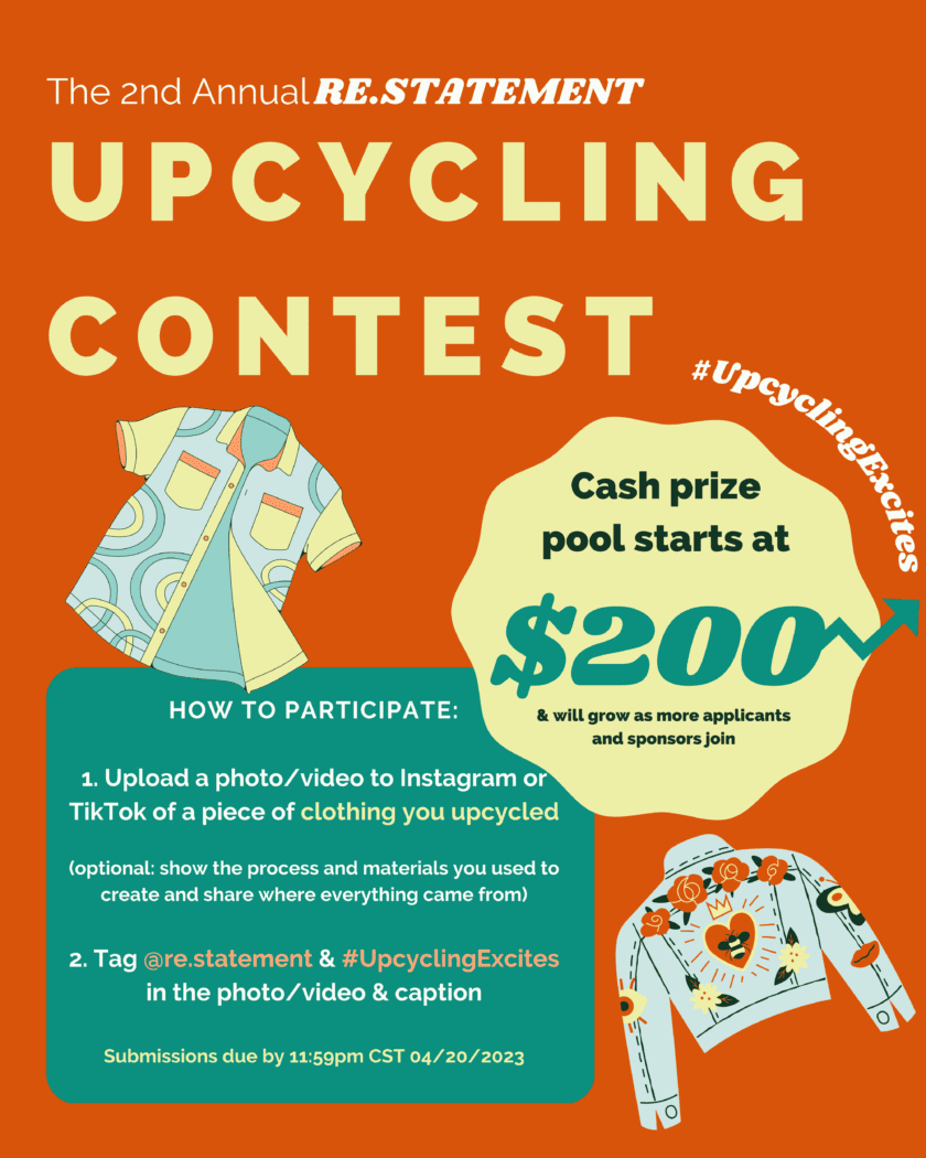 Upcycling Design Contest | RE.STATEMENT | The Upcycled Fashion Marketplace